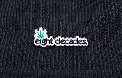 eight decades. Enamel Pin – Eight Decades